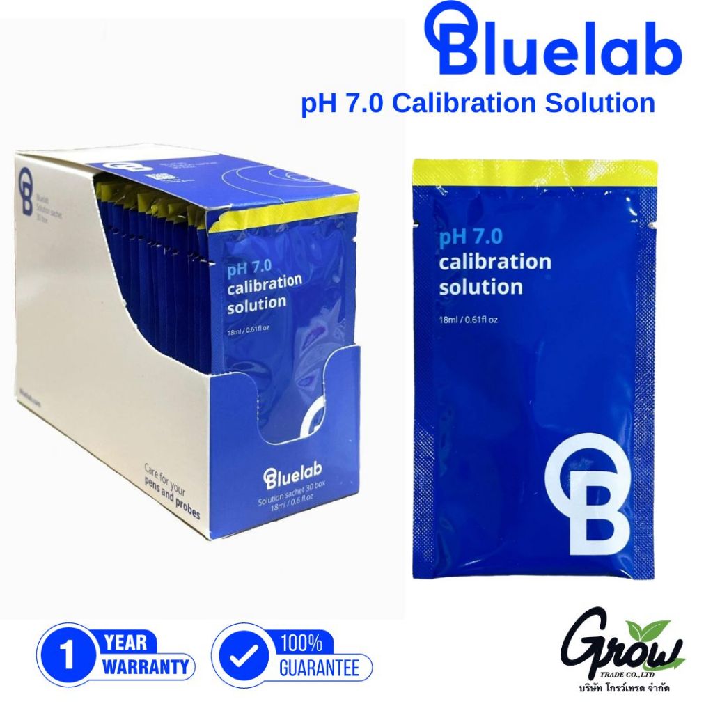 Bluelab Calibration Solution น้ำยาคาริเบรทแบบซอง 18 ml. ของแท้ 100% ...