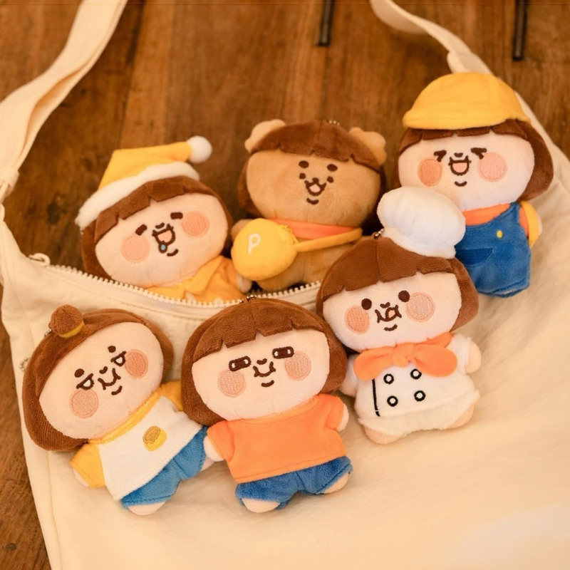 ลิขสิทธิ์แท้ FATTY POCKET FATTY พวงกุญแจ ตุ๊กตา ตุ๊กตาห้อยกระเป๋า น้อง ...