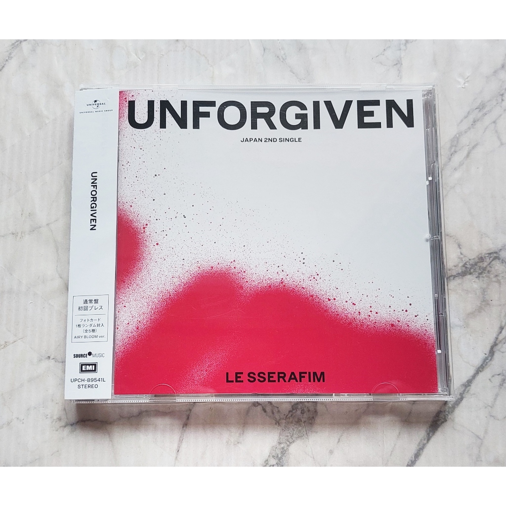 อัลบั้ม ญี่ปุ่น LE SSERAFIM - UNFORGIVEN Japanese Album เวอร์ Standard ...