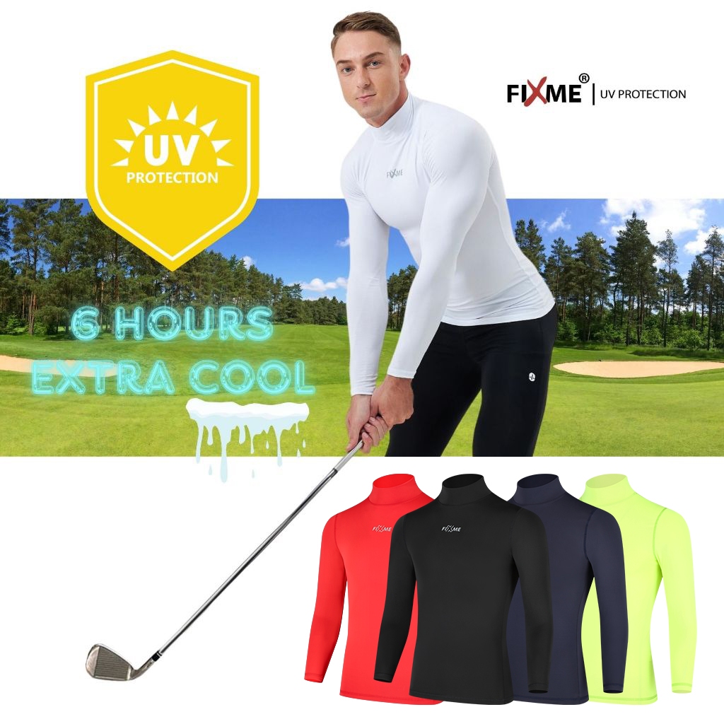 เสื้อกอล์ฟ ผู้ชาย รุ่น Lock skin กันUV เสื้อกันยูวี | Shopee Thailand