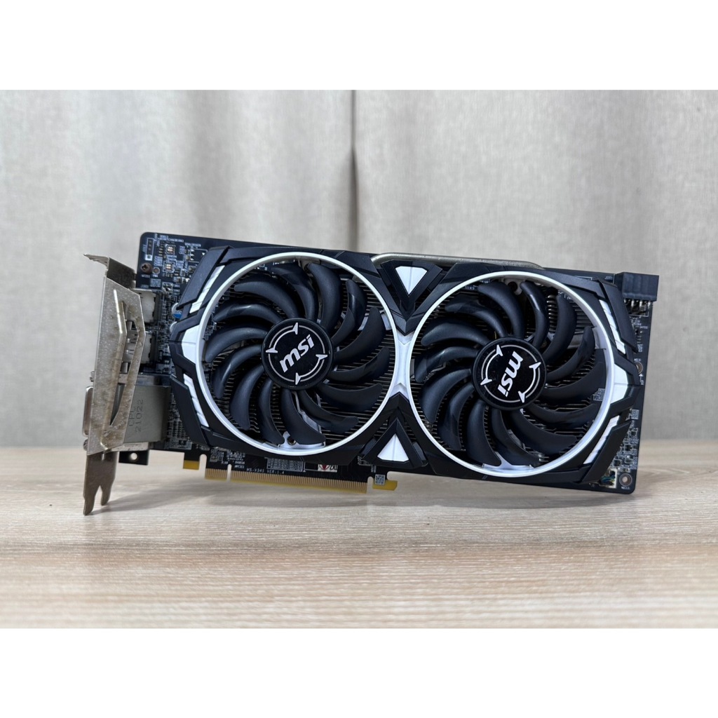 การ์ดจอ(graphic card) MSI ARMOR RADEON RX580 4GB 8GB (ต่อไฟเพิ่ม 8 pin ...