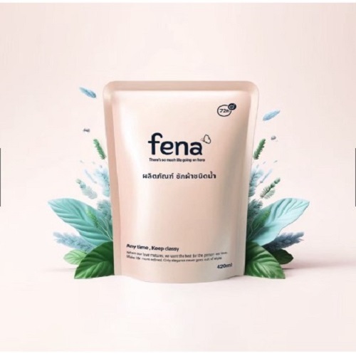 น้ำยาซักผ้า Fena กลิ่นอ่อนโยน 420 ml x 10 ซอง | Shopee Thailand