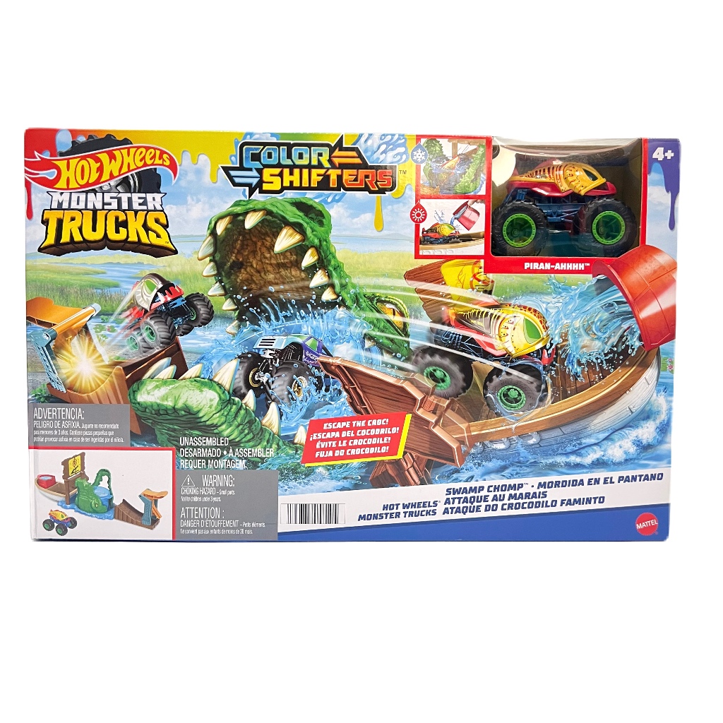 Hot Wheels Monster Trucks Swamp Chomp Playset | Shopee Thailand