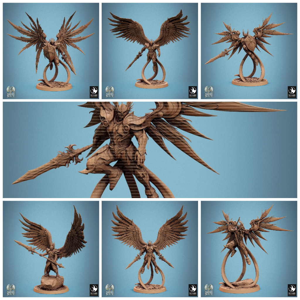 [ซื้อ 5 ฟรี 1] DnD Wargame - Aurelian Skyblade (Bastion of Purity ...