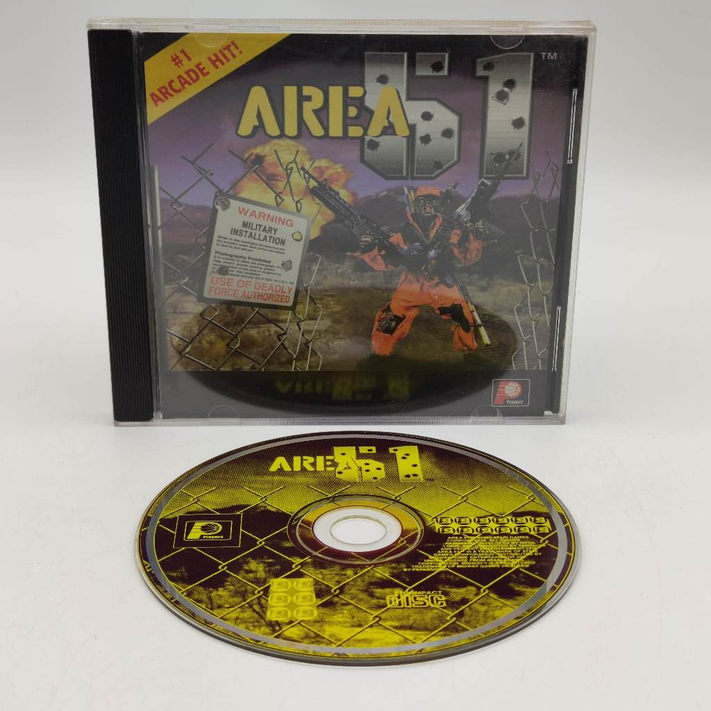 AREA 51 arcade GUNCON [US] [bootleg] ตัวเกมภาษาอังกฤษ แผ่นก๊อปปั้ม เทส ...