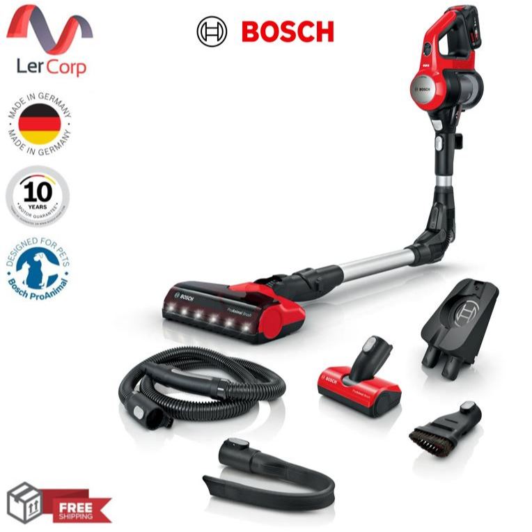 (BOSCH) เครื่องดูดฝุ่นไร้สาย Unlimited 7 ProAnimal สีแดง รุ่น BBS711ANM ...
