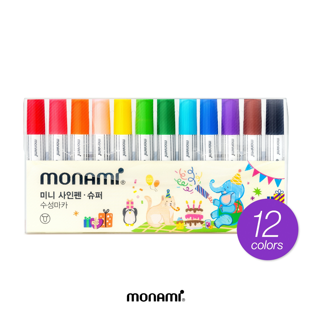 Monami Mini Sign Pen โมนามิ ปากกาสีน้ำ รุ่น มินิ ไซน์เพน ซูเปอร์ ...