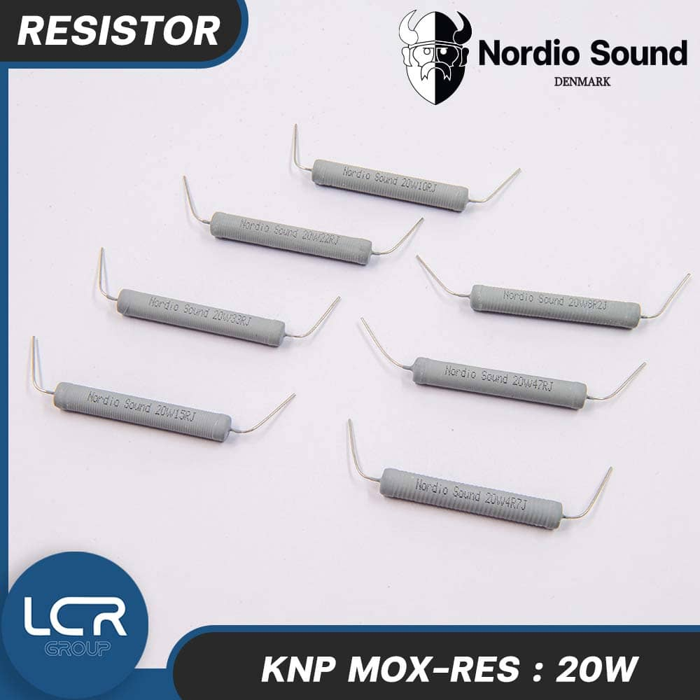 Nordio Sound R. KNP MOX-RES 4.7-47Ohm 20W ตัวต้านทาน Resistor Denmark ...