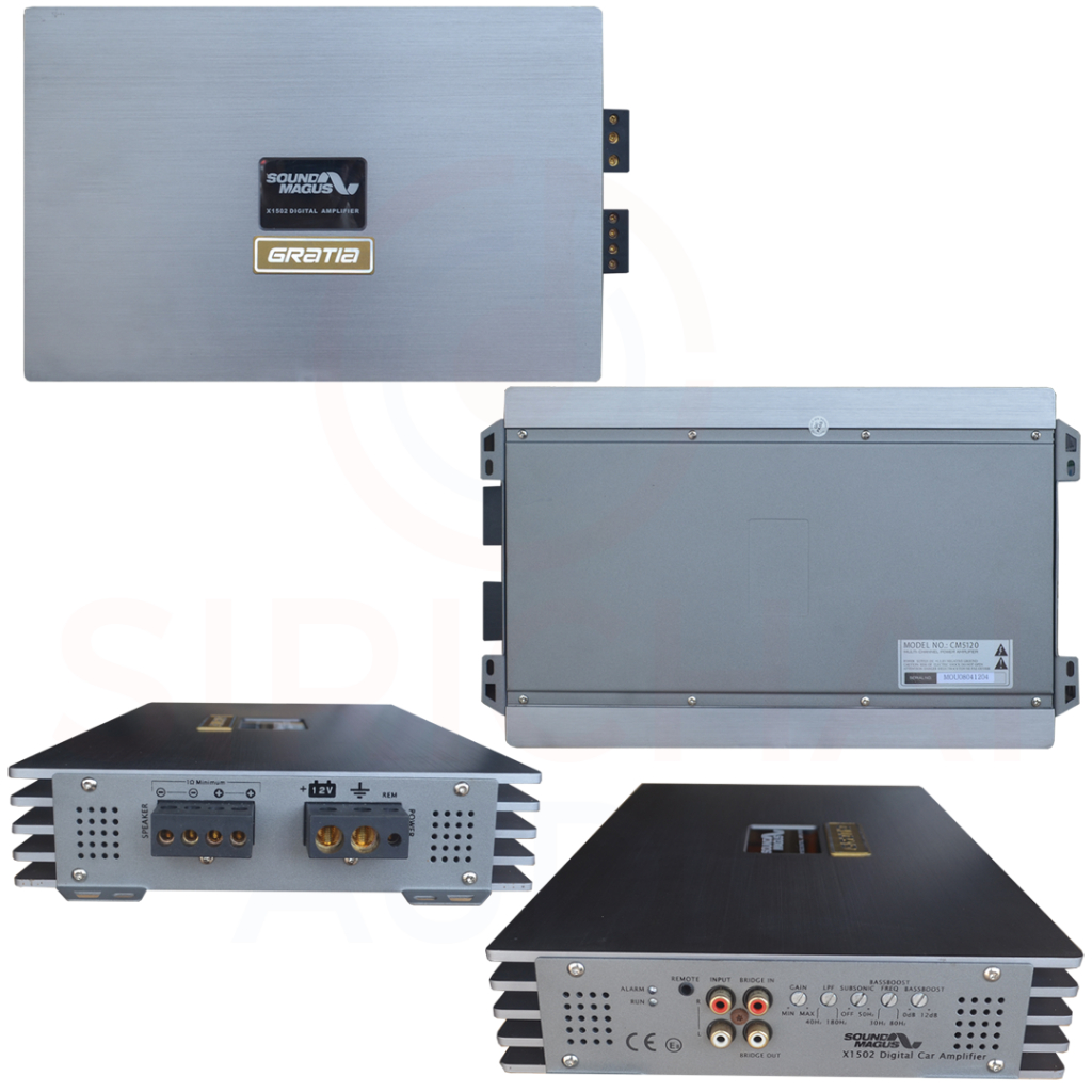 เพาเวอร์แอมป์ติดรถยนต์ GRATIA รุ่น X1502 ของแท้ CLASS D 1500w. ประกัน1ปี | Shopee Thailand