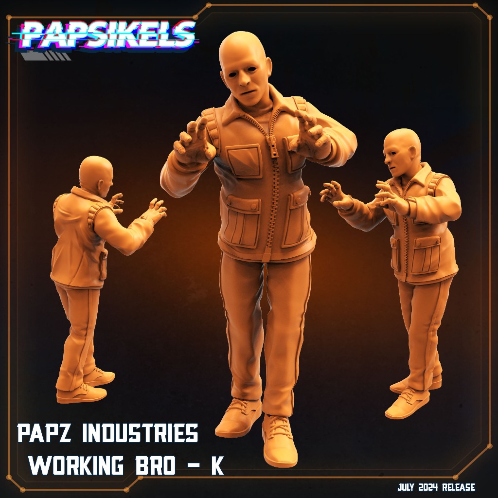 Working Bro [K] - Vs Humans - Humanoid Human Construct Synth / 32mm ...