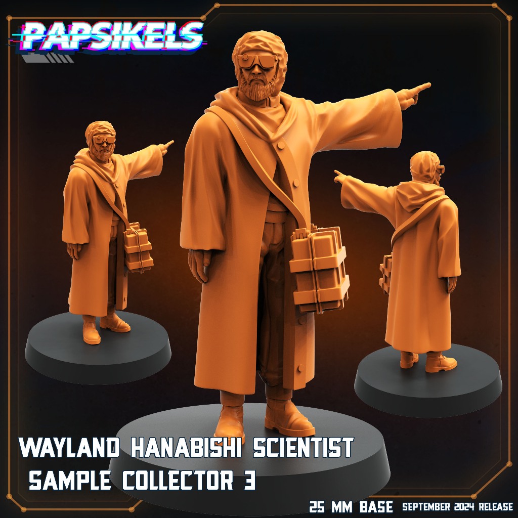 W-Y Scientist Sample Collector [3] - Vs Humans - Humanoid Human / 32mm ...