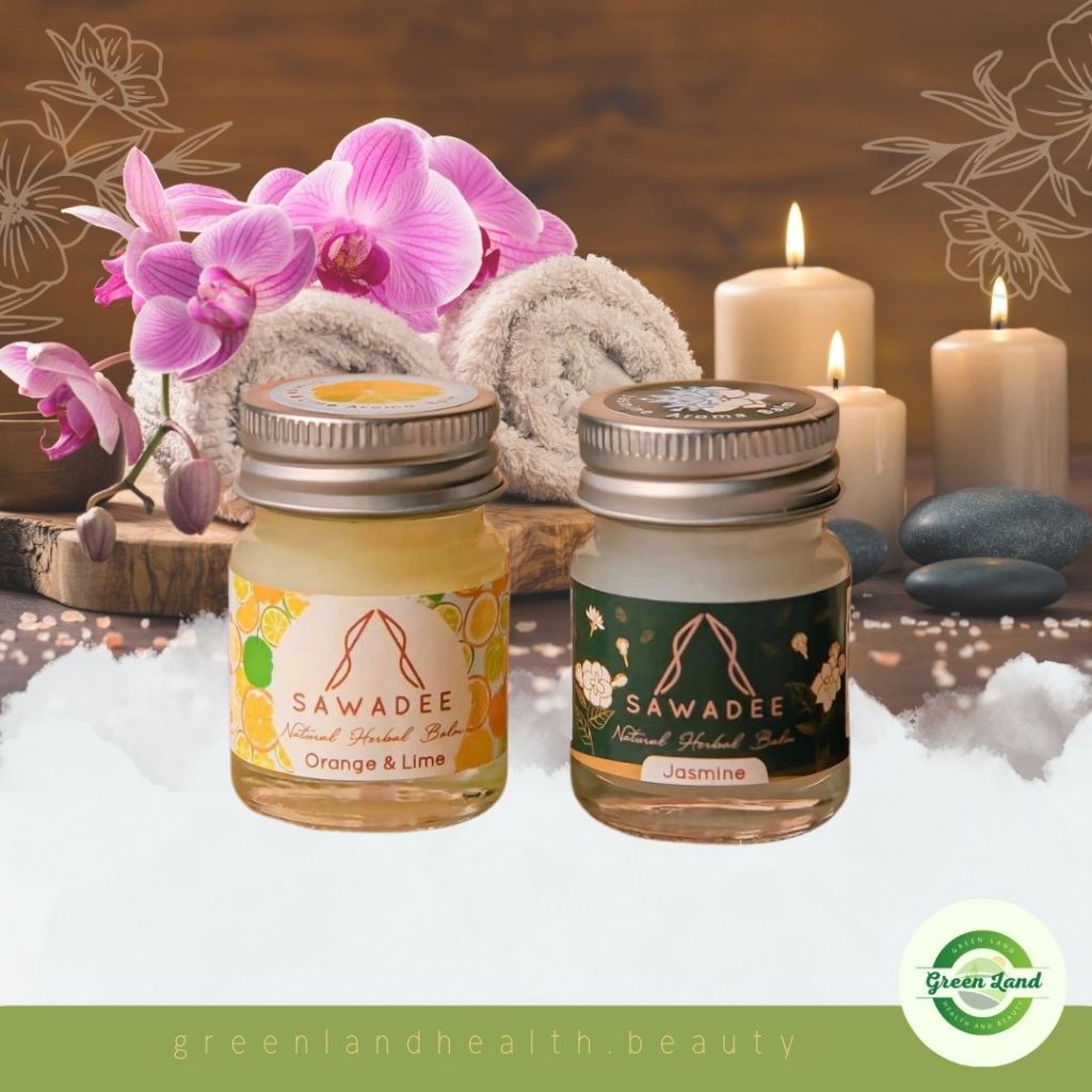 Sawadee Jasmine Aroma Balm อโรม่าบาล์ม ช่วยให้ผ่อนคลาย ปรับสมดุลทาง ...