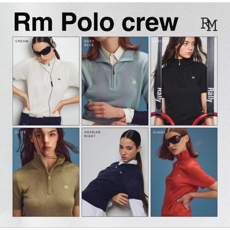 [New with tag] Rally movement ~ RM Polo Crew (ใช้ส่วนลดได้สูงสุด 30% ...