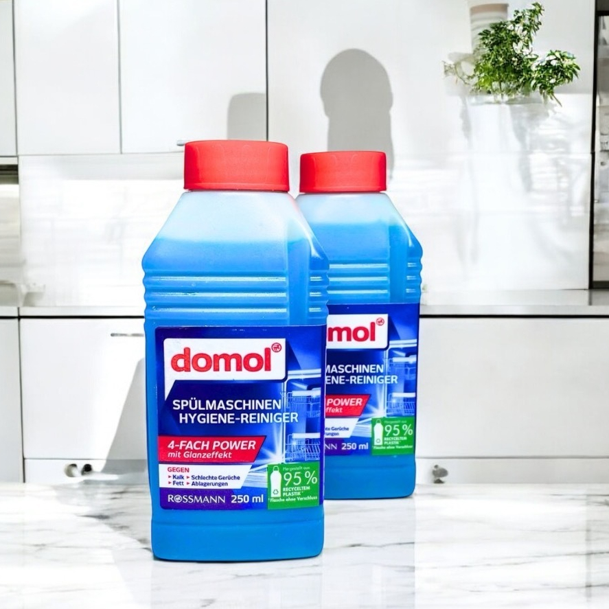 Domol น้ำยา ทำความสะอาดเครื่องล้างจาน 250ML Dishwasher Cleaner Machine ...