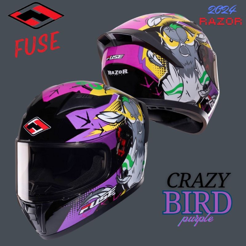หมวกกันน็อค Fuse รุ่น Razor SP ลายใหม่ 2024 ลดราคา | Shopee Thailand