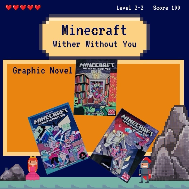 Minecraft Graphic Novel: Wither Without You การ์ตูนภาษาอังกฤษ เซต 3 ...