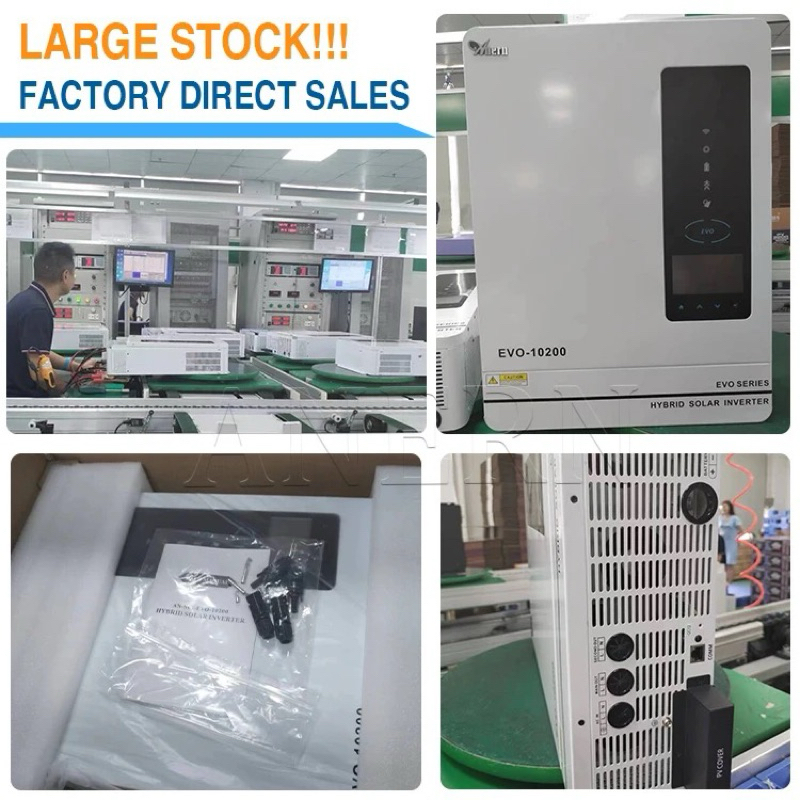 Anern Solar Inverter Off Grid Hybrid 10.2kw รับประกันศูนย์ไทย 1 ปี | Shopee Thailand