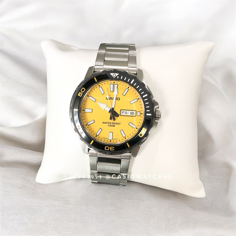 CASIO นาฬิกาข้อมือผู้ชาย ของแท้ เครื่องศูนย์ CMG รุ่น MTD-125D-9A รับ ...