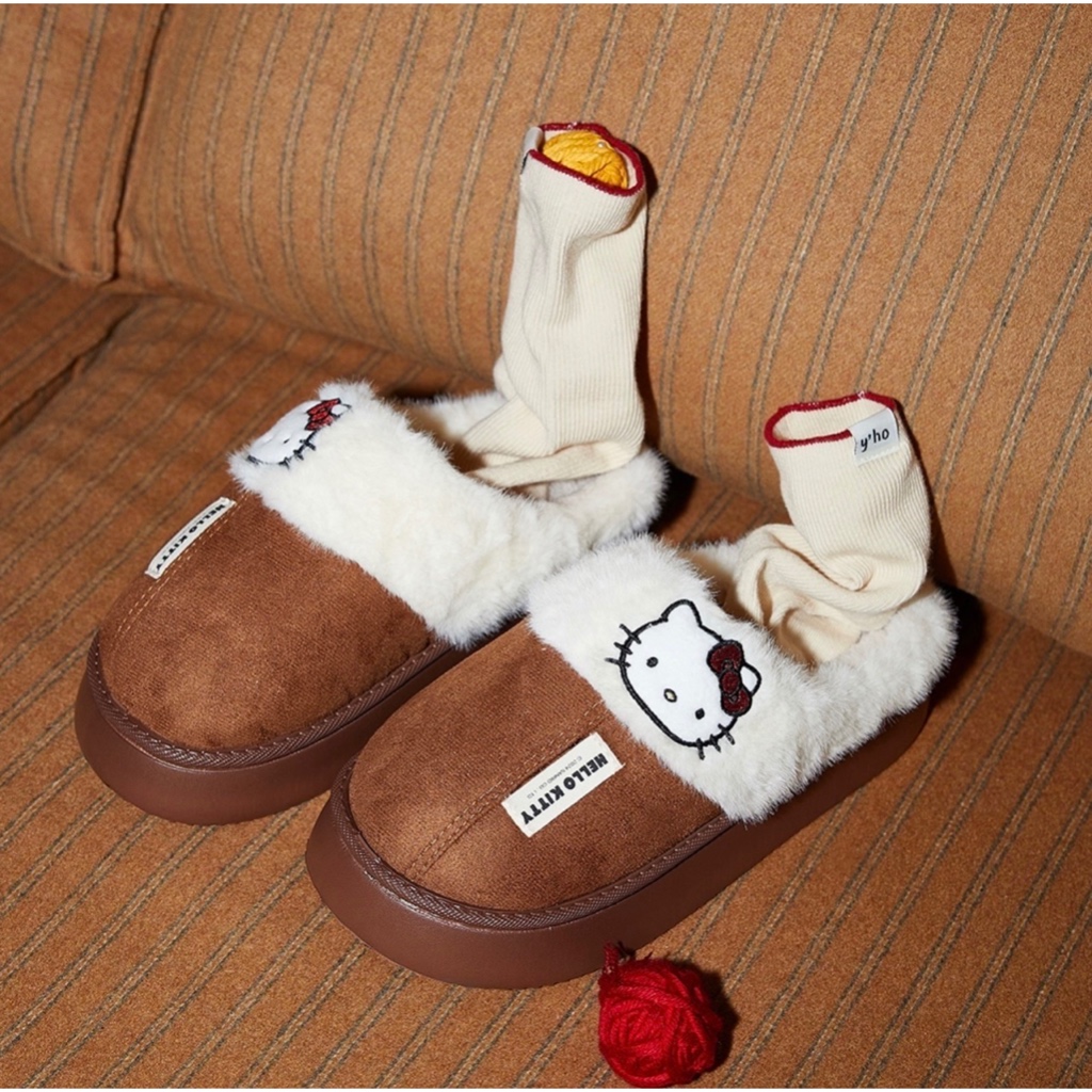 (ใส่โค้ทลดเพิ่ม 30%)Pre oreder: Gukoo x hello kitty Slipper | Shopee Thailand