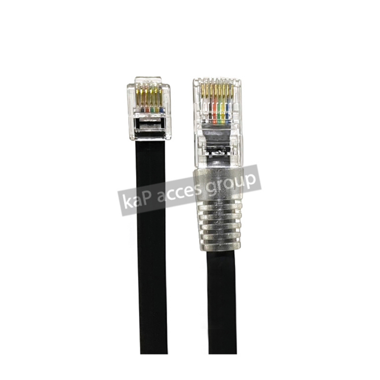 สายโทรศัพท์ เคเบิ้ล 6P6C RJ12 6 Pin ถึง RJ45 8P6C 8 Pin Lan Modular ...