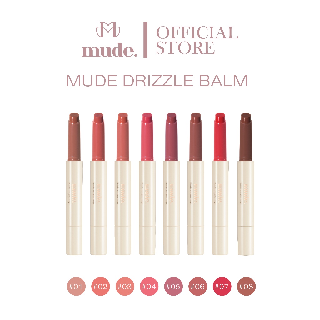 [SALE อ่านก่อนสั่ง] MUDE DRIZZLE LIP BALM 1.7 G. ( ลิปกลอส ลิปบำรุง ...