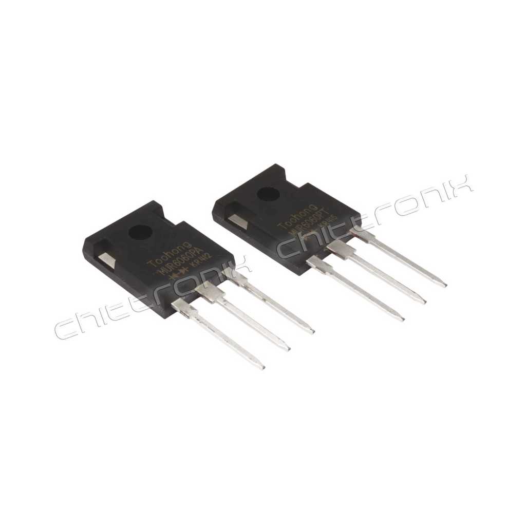 MUR6060PA , MUR6060PT ไดโอด Ultra Fast Recovery Diode 60A 600V ยี่ห้อ ...