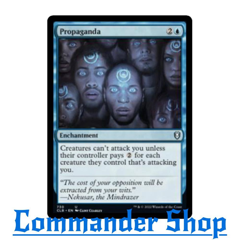 Propaganda (Enchantment) Blue Mv3 การ์ดเกม Magic The Gathering (MTG ...