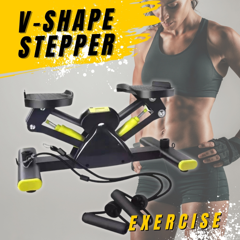 สเต็ปเปอร์ V-shape stepper เครื่องบริหารต้นขา เครื่องลดน้ำหนักลดไขมันเอว เครื่องออกกำลังกาย ...