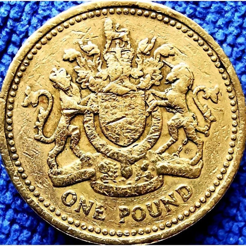 เหรียญ อังกฤษ UK, 1 Pound, (1st portrait) , #3713T, ใช้แล้ว | Shopee ...