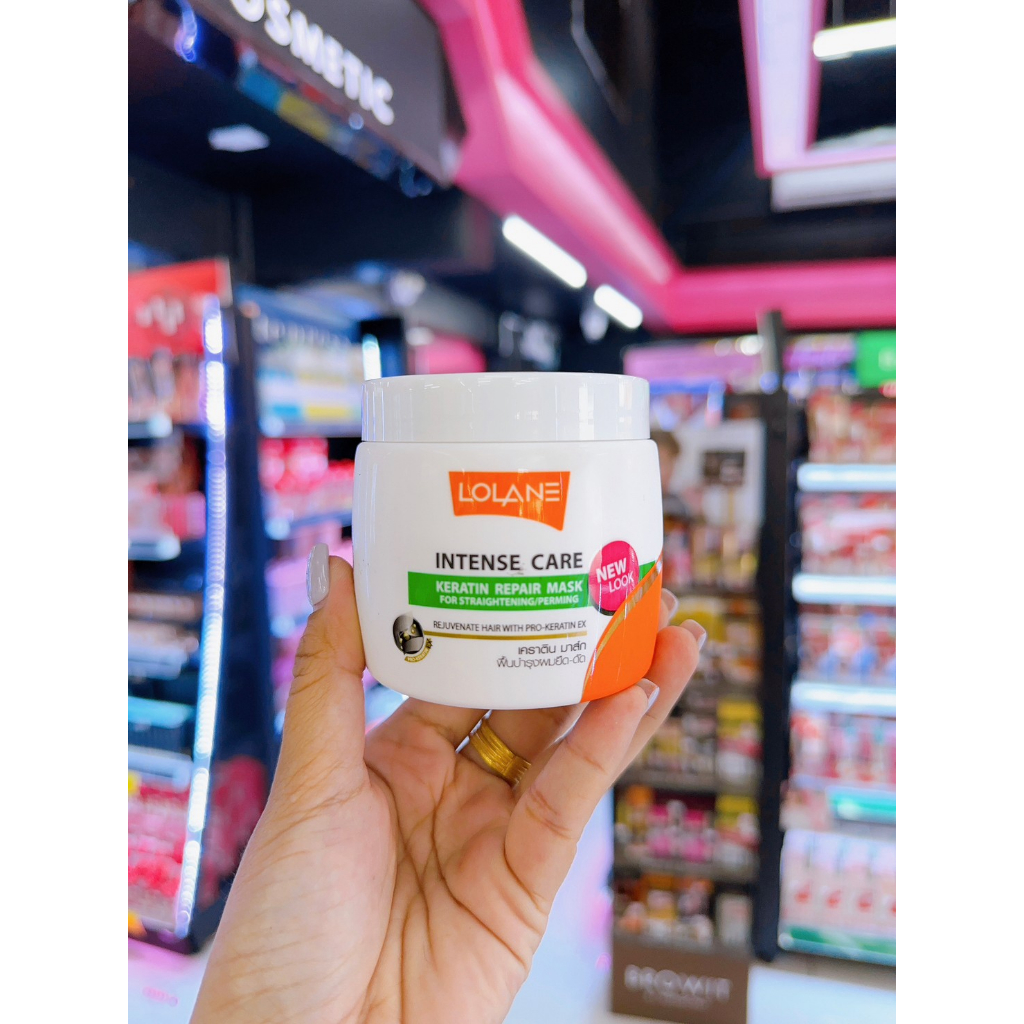 โลแลน อินเทนซ์ แคร์ เคราติน รีแพร์ มาส์ก ฟอร์ คัลเลอร์แคร์ LOLANE INTENSE CARE 200กรัม (7 สูตร ...