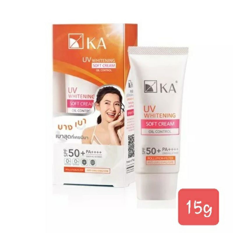 KA UV WHITENING SOFT CREAM SPF 50+ PA++++ขนาด : 15กรัม และ 30กรัม 40กรัม | Shopee Thailand