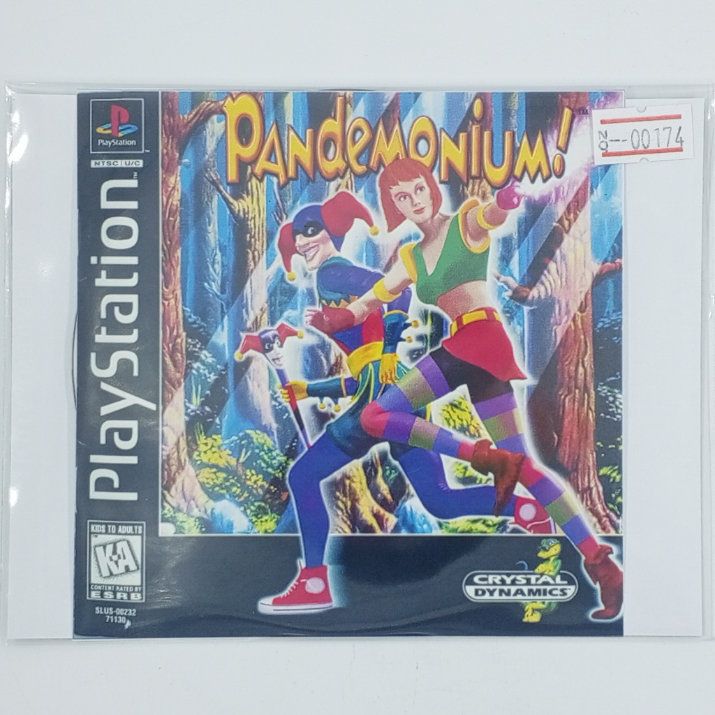 [00174] Pandemonium (US) แผ่นเกมก็อปปี้ PS1 แผ่นเกมปั๊มโรงงาน มือสอง ...
