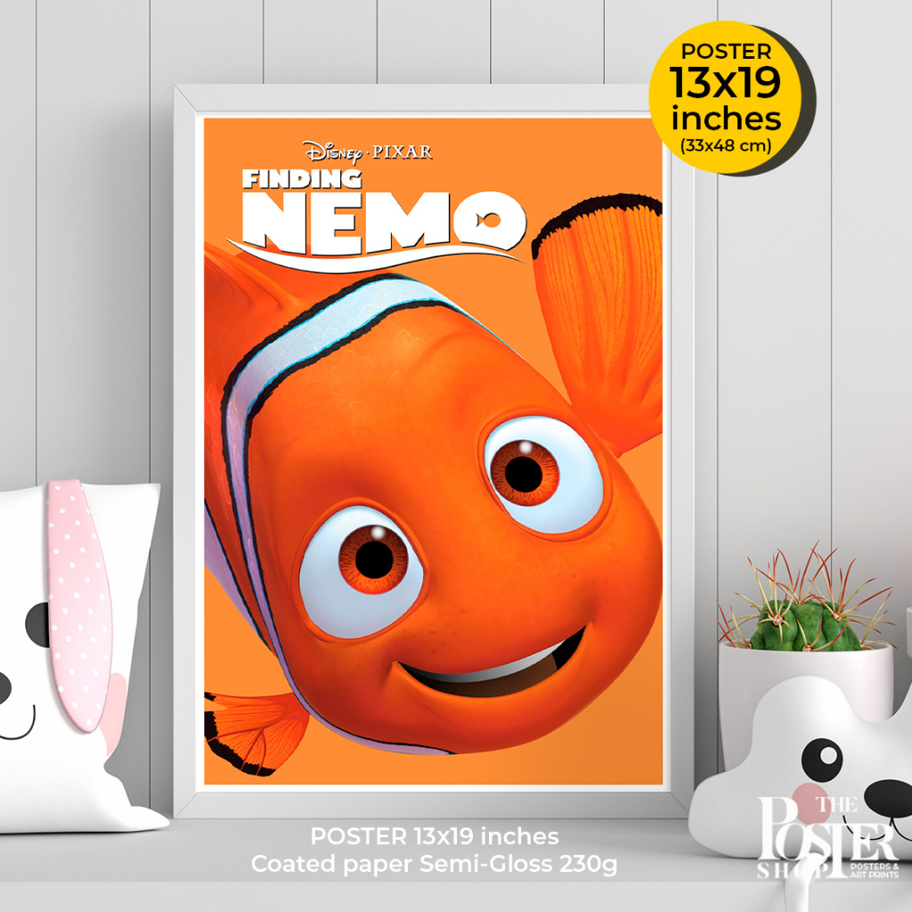 Finding Nemo Poster โปสเตอร์ภาพยนต์ นีโม่ การผจญภัยอันแสนยิ่งใหญ่ของพ่อ ...