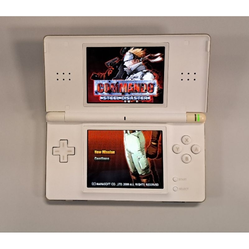 Nintendo dsl สีขาว+ตลับR4 32G เกมส์กว่า 7000+เกมส์ พร้อมเล่น sn 30550 ...