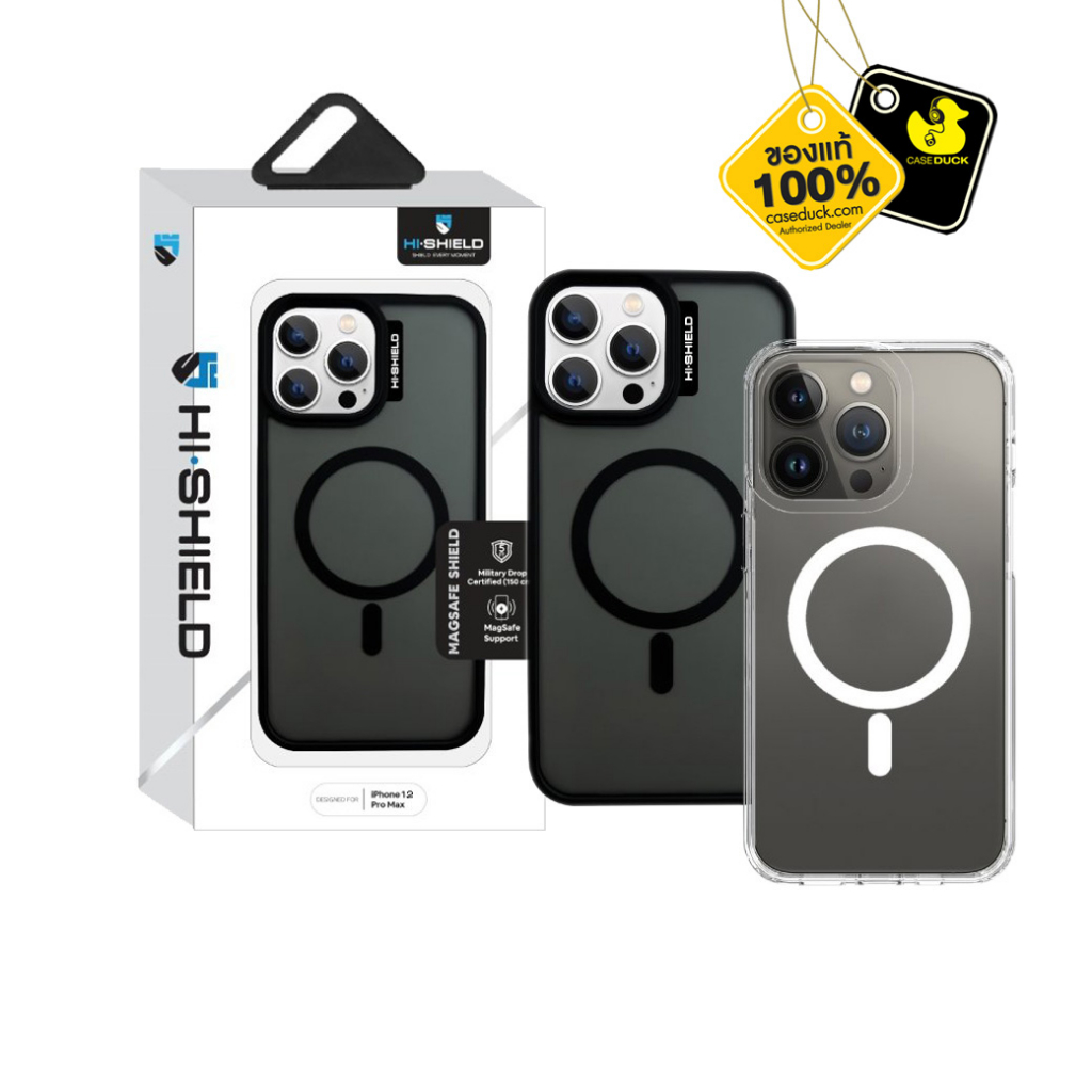 Hi-Shield Crystal Shield Magnetic (MS) เคสสำหรับไอโฟน 15 Series / 14 ...