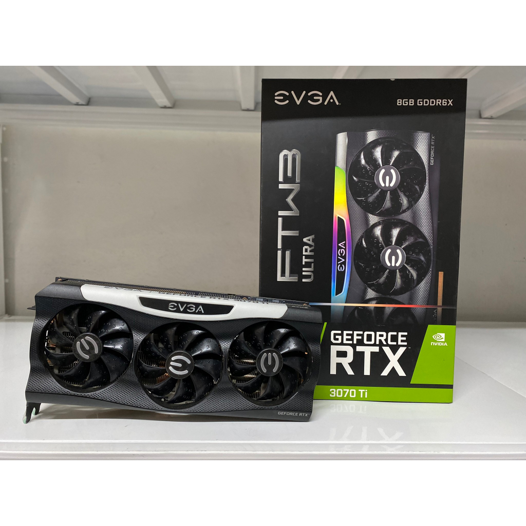 การ์ดจอ VGA EVGA RTX 3070TI FTW3 ULTRA 8GB GDDR6X สินค้ามืองสองใหม่มากๆ มีกล่อง ประกันศูนย์ EVGA ...