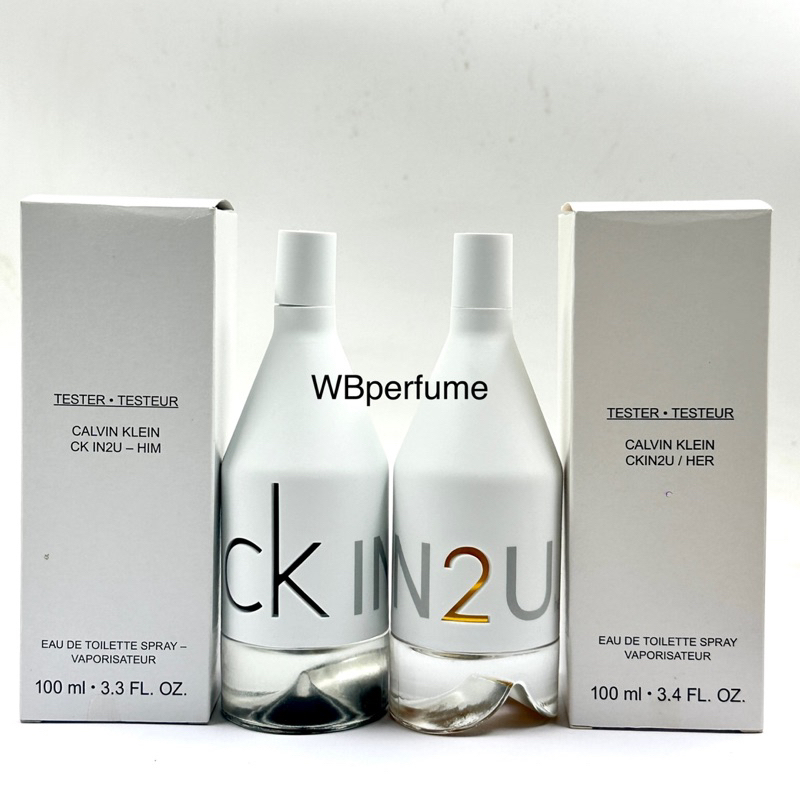 น้ำหอมแท้100% CK in2U him , CK in2U her 100ml Tester | Shopee Thailand