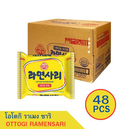 ขายยกลัง ottogi ramensari บะหมี่เกาหลี โอโตกิ ราเมน ซาริ ซารีเมียน ราเมนเกาหลี เส้นเปล่า 110g x ...
