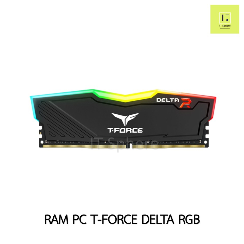 RAM DELTA RGB 8GB 8x1GB Bus2666 Bus 2666 แรม PC delta ddr4 T-force T ...
