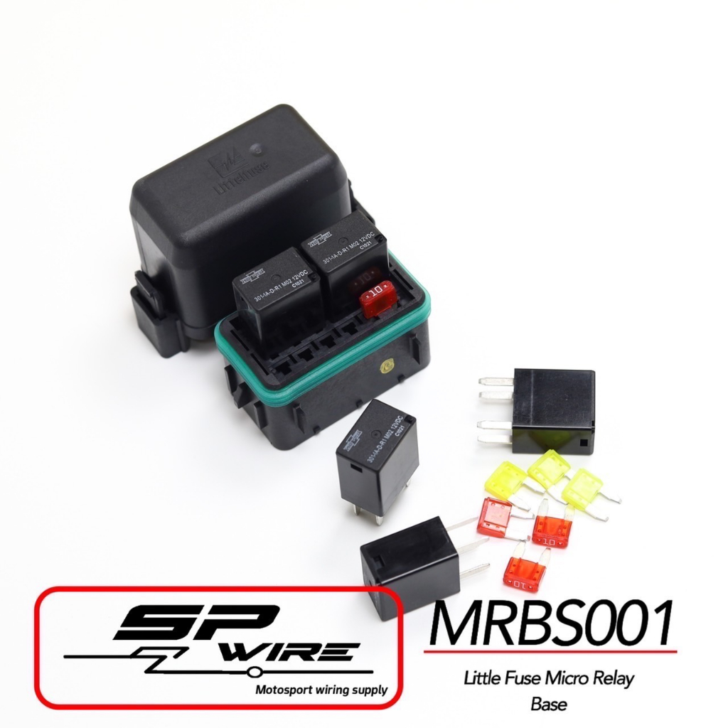 MRBS001 #กล่อง Micro รีเลย์ Little fuse แบบกันน้ำ ใบเล็ก-Spwire motorsportwiring | Shopee Thailand
