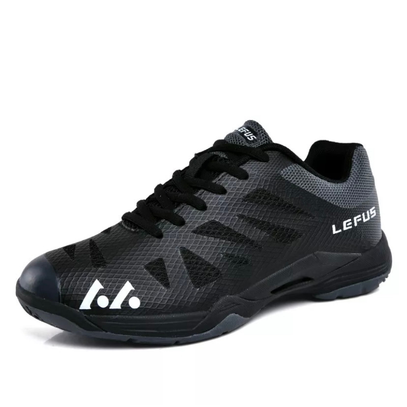 LEFUS BADMINTON SHOES - L010 สีดำ | Shopee Thailand