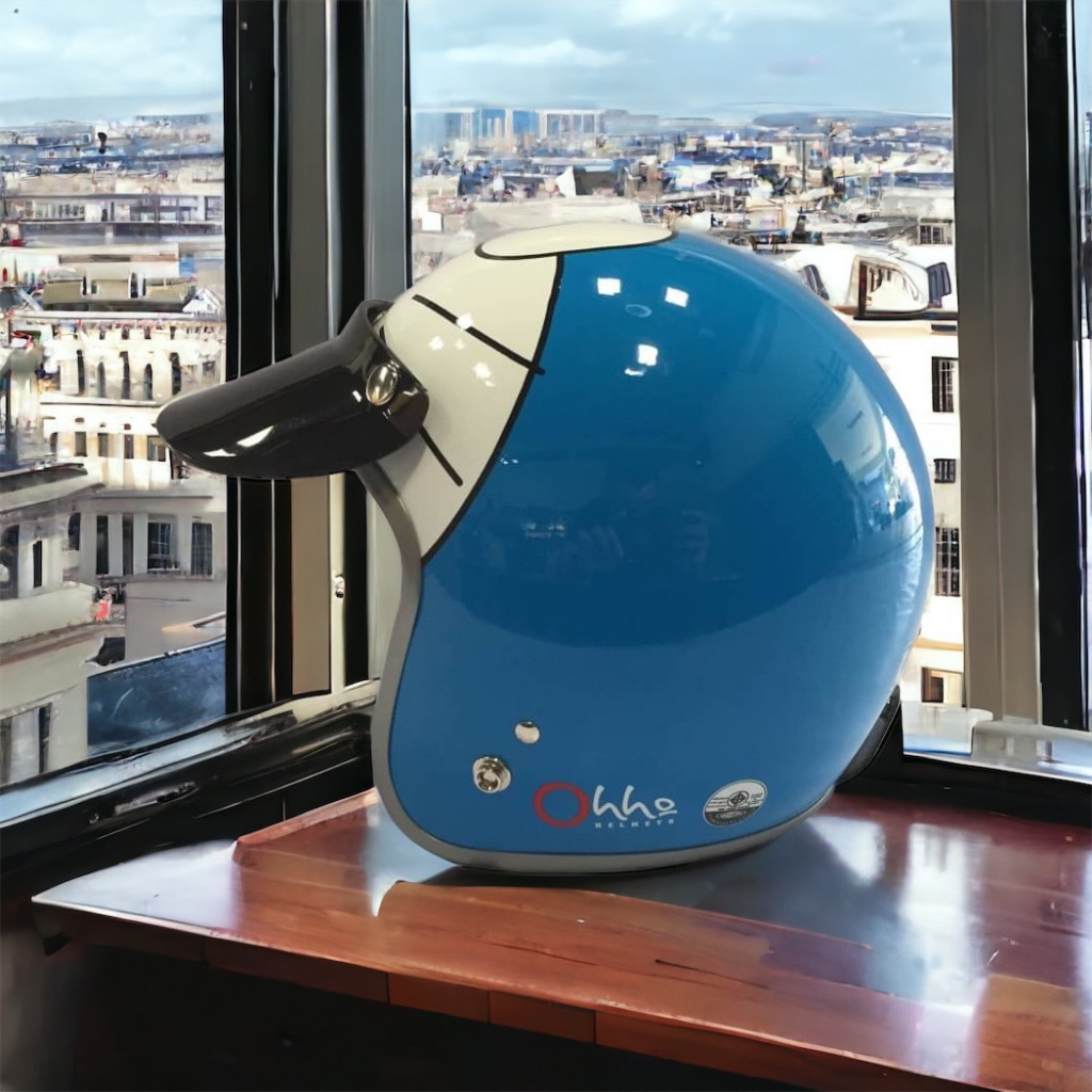 หมวกกันน็อคลายลิขสิทธิ์แท้โดราเอม่อน CAFE 05 มี 3 สี Motorcycle Helmets ...