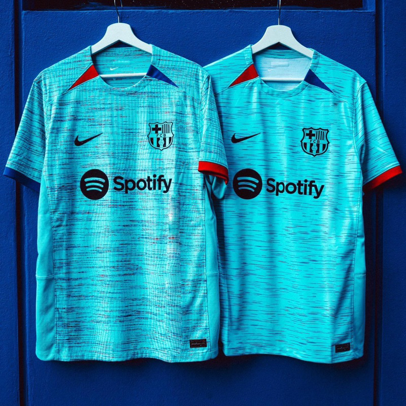 เสื้อฟุตบอล FC Barcelona 3rd Kit 23/24 เกรด Player & Replica ของแท้ ...