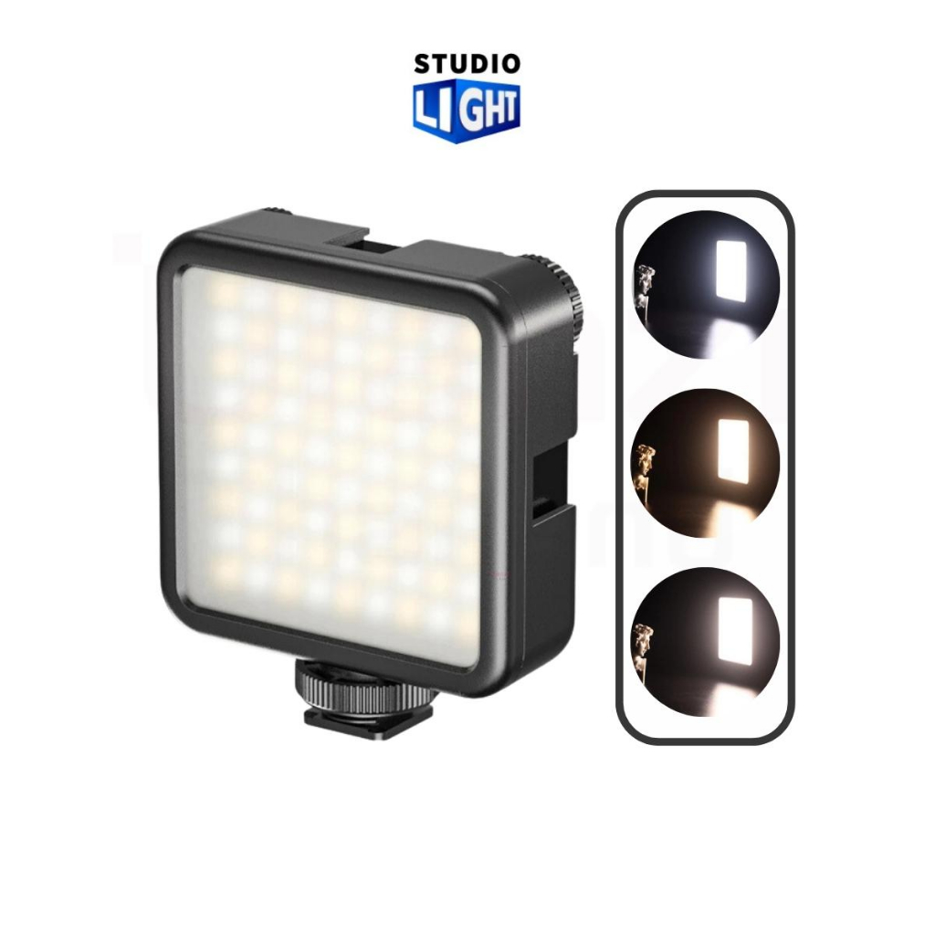 Ulanzi Vijim VL81 ไฟ LED ไฟติดหัวกล้อง สําหรับกล้องวิดีโอสมาร์ทโฟนและ ...