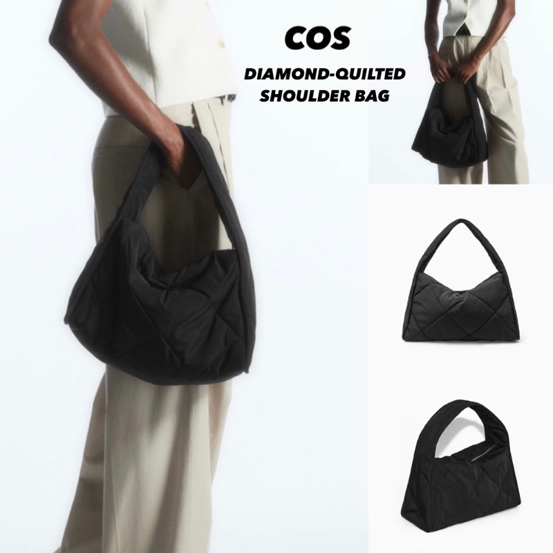 (Preorder) COS DIAMOND-QUILTED SHOULDER BAG | Shopee Thailand