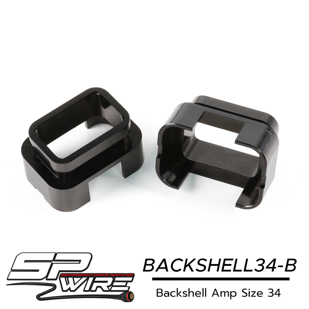 Backshell34-B #BackshellAmp34 สีดำ-Spwire motorsportwiring | Shopee Thailand