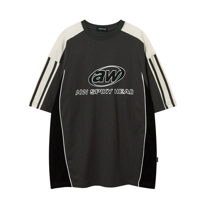 (พร้อมส่ง/มีโค้ดลด 100฿) เสื้อยืด AW Spiky Head | Shopee Thailand
