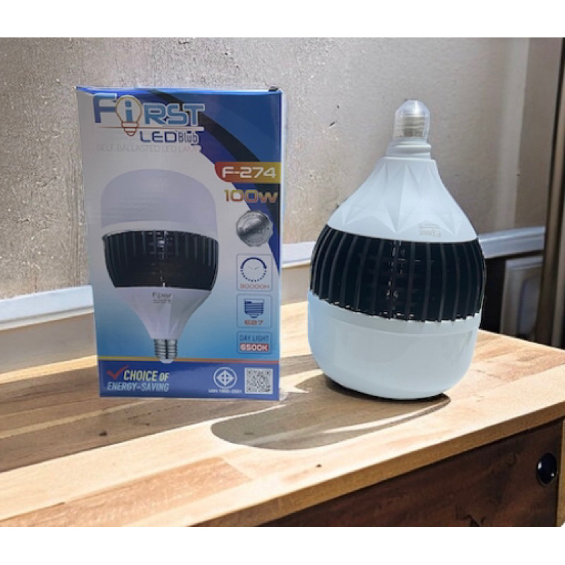 หลอดไฟ LED Blub Self Ballasted LED Lamp 100 w First | Shopee Thailand