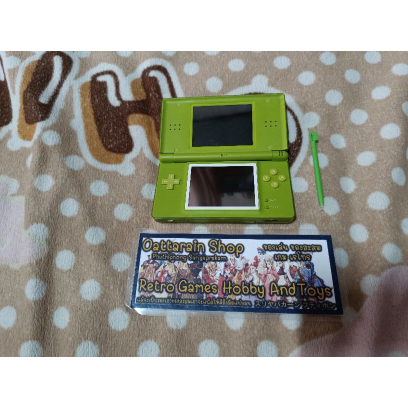 Nintendo DS Lite Green ( นินเทนโด ดีเอส ไลท์ สีเขียว) มือสอง แถมสาย ...