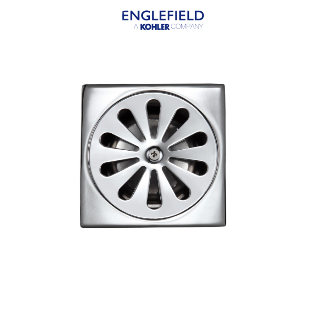 ENGLEFIELD Brass floor drain - square ตะแกรงกันกลิ่นทองเหลืองแบบเหลี่ยม ...